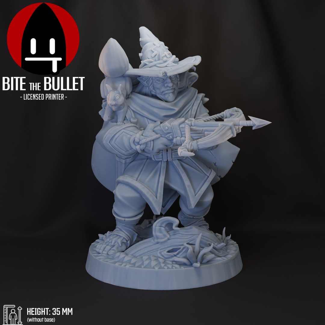 Halfling Ranger Bite the Bullet 35mm Dnd Pathfinder - Etsy