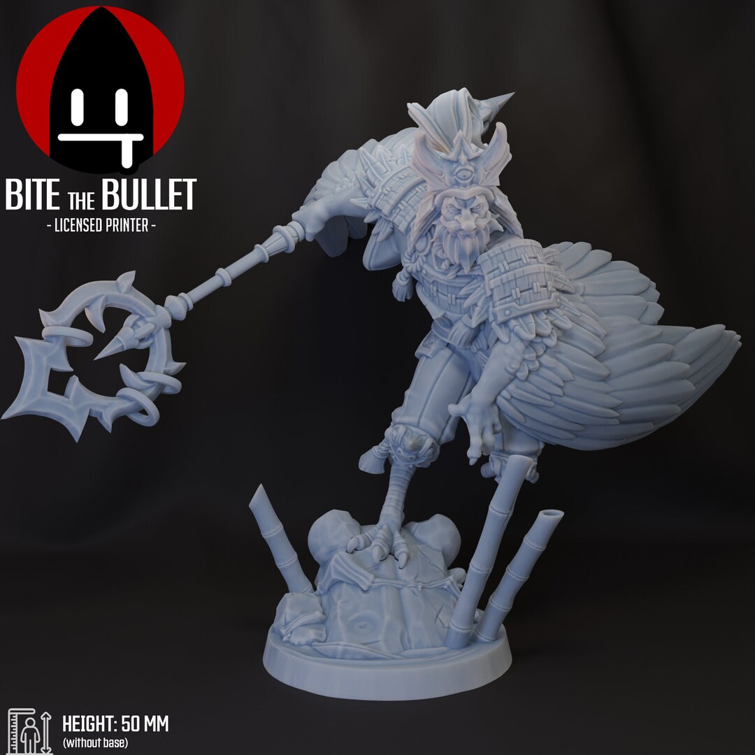 Tengu, Exiled Monk 2 Variants Bite the Bullet 35mm Dnd, Pathfinder ...