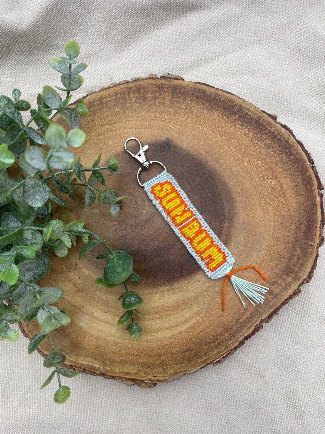 Sunbum Summer Keychain Cute Trendy VSCO Tropical Aesthetic Handmade ...