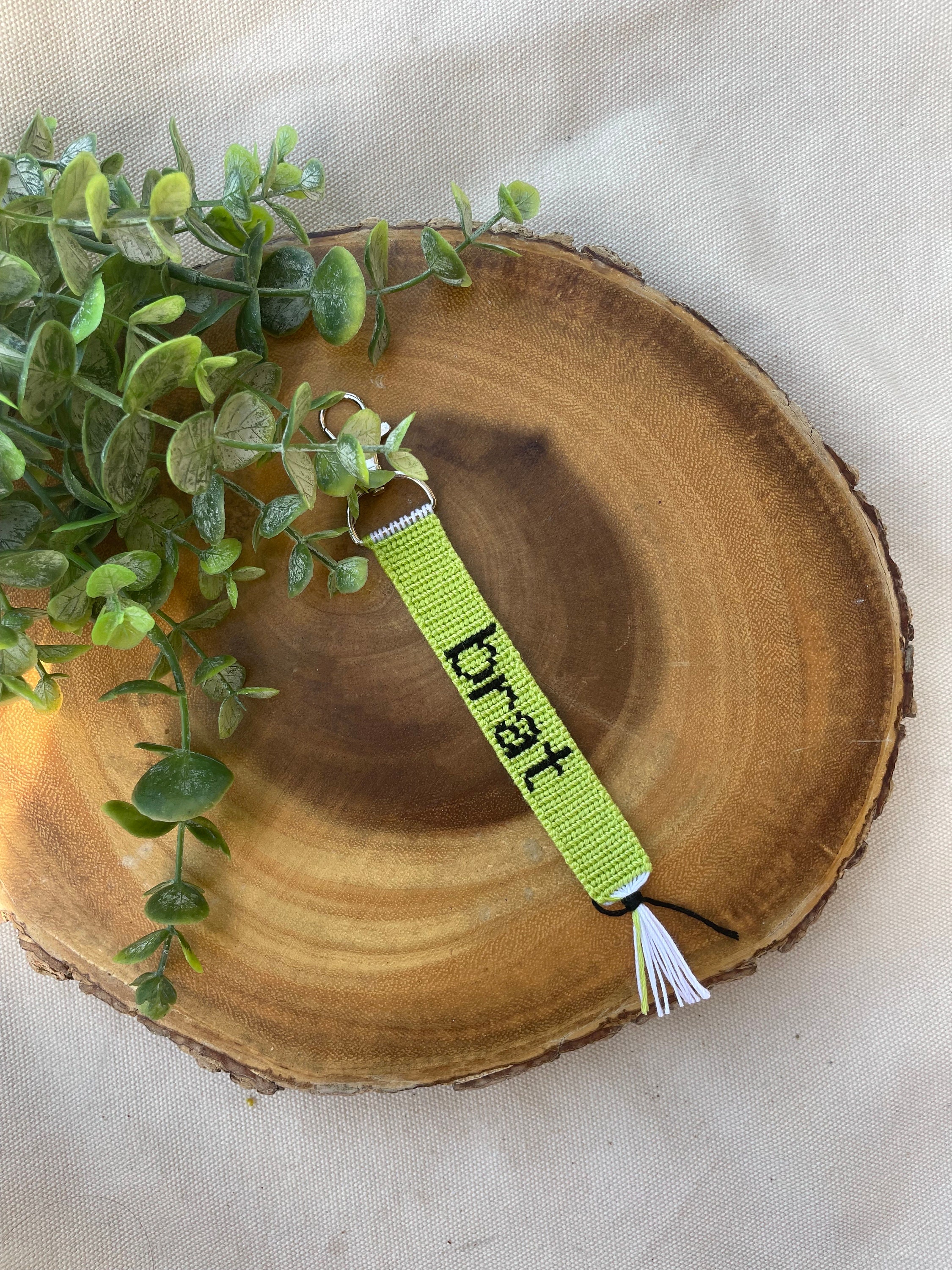 Charli XCX Brat Inspired Keychain Pop Artist Singer Summer VSCO ...