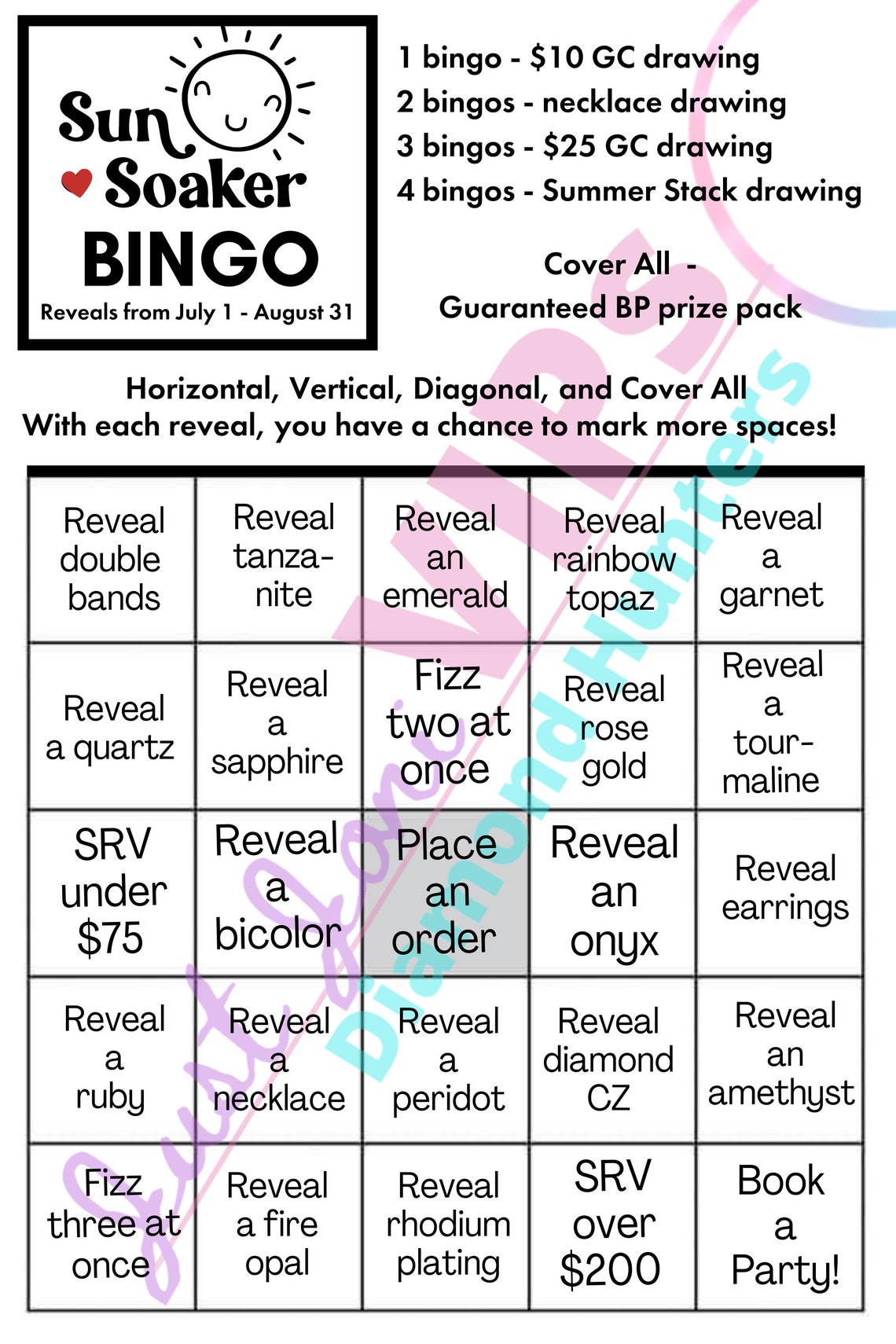 Blank Bingo Card Editable - Etsy