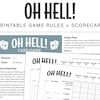 Printable Oh Hell Score Sheet: US Letter & A4 (PDF) - Etsy