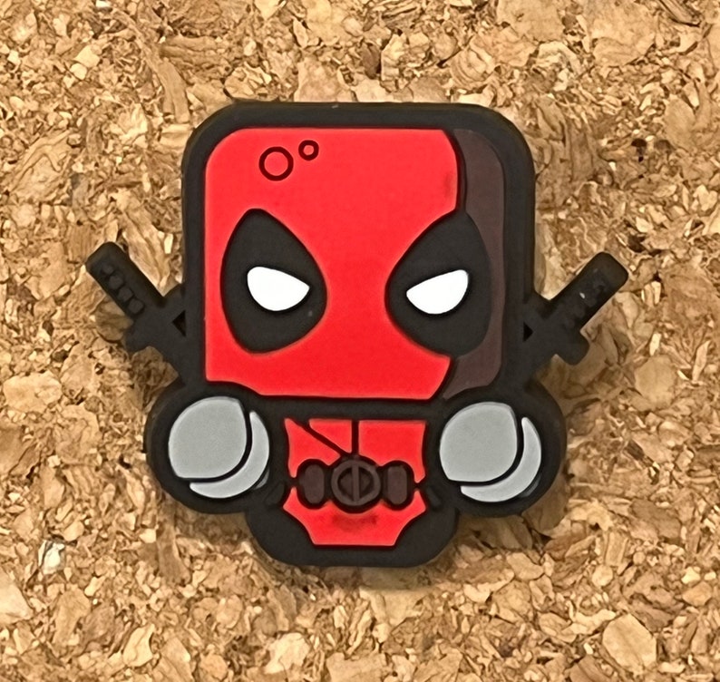 Deadpool Jibbitz Superhero Croc Charms Deadpool Shoe - Etsy