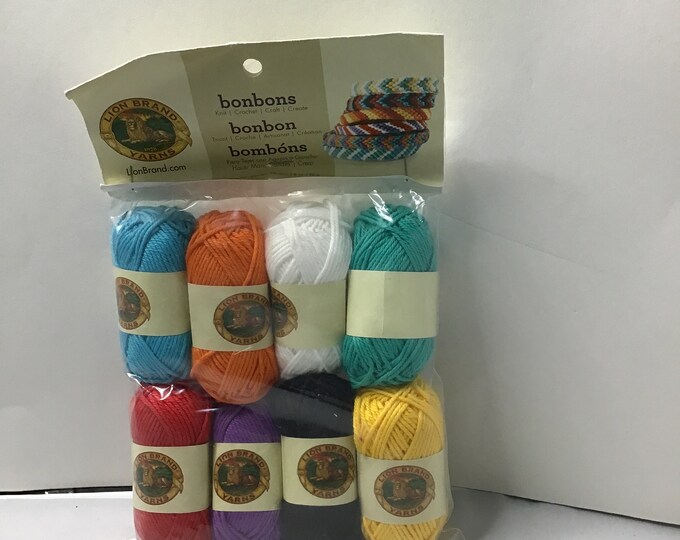 Lion Brand Bon Bons, Colorway Beach - Etsy
