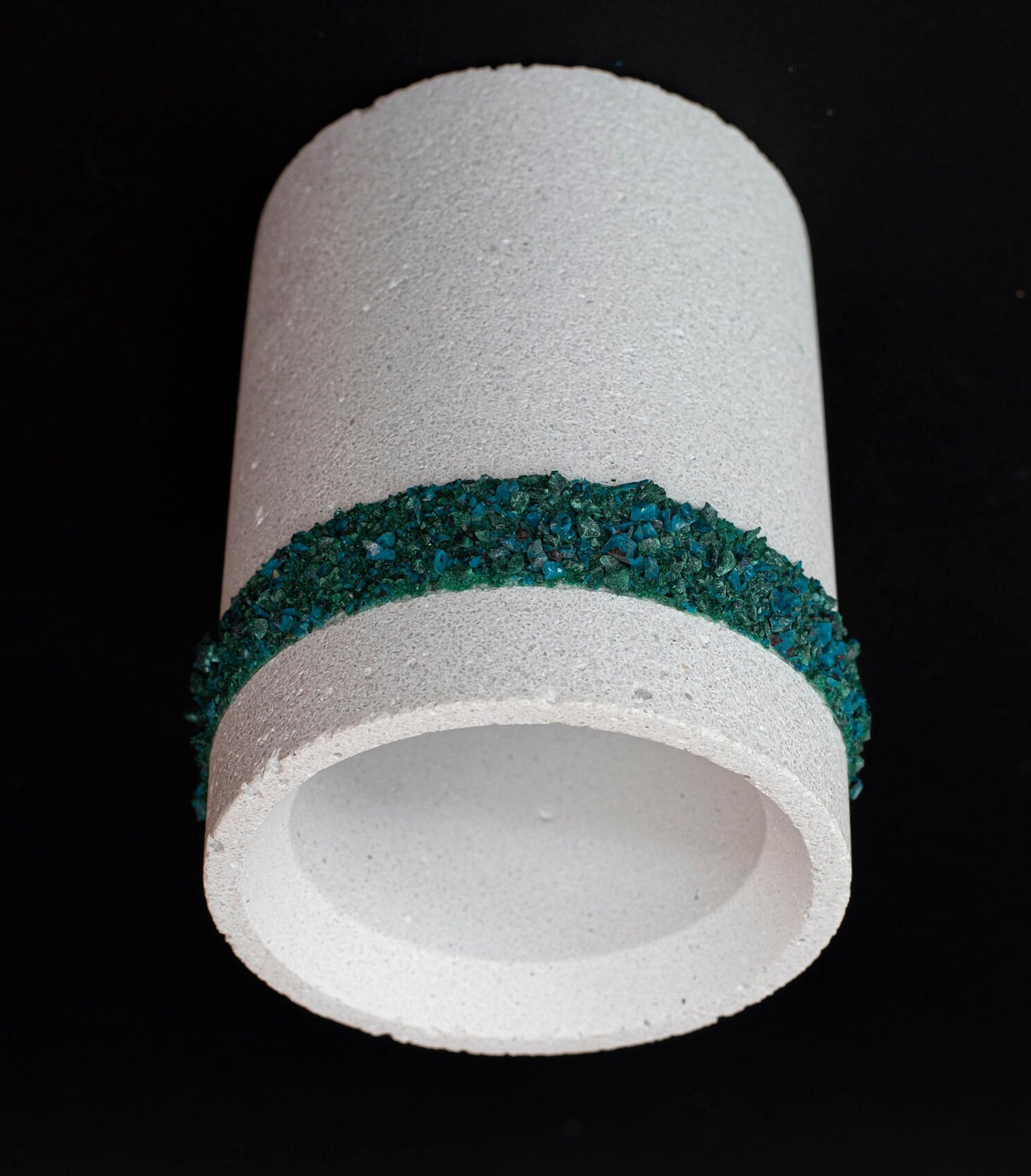 Handcrafted Malachite Concrete Ceiling Lamp - Modern Downlight Accent ...