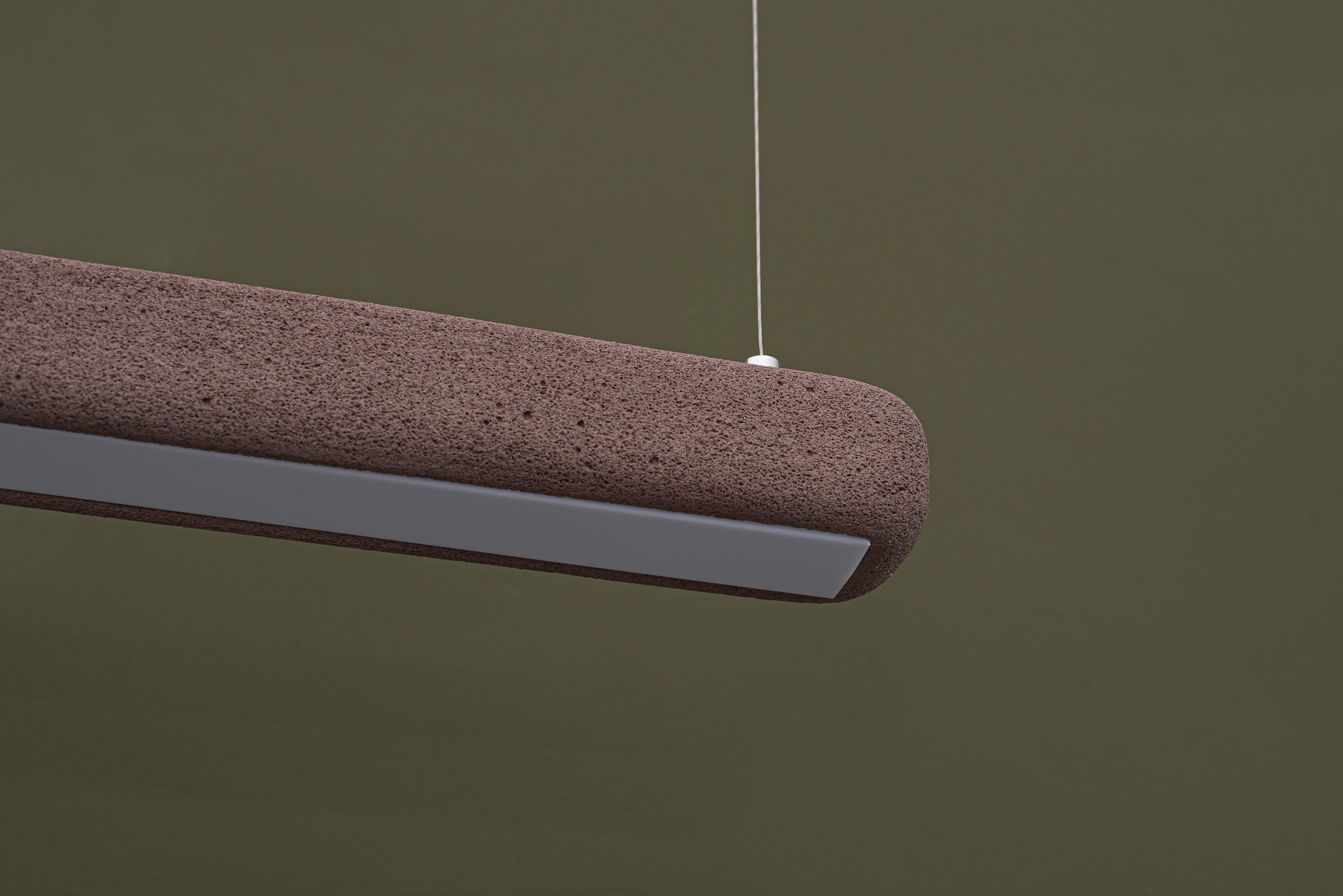 Foam Concrete Pendant Minimalist Lights Hanging Unique Lamp Kitchen ...