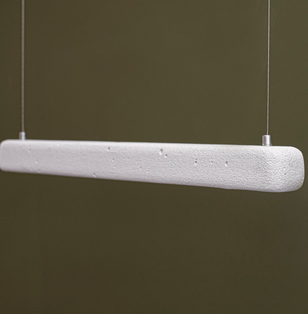 Foam Concrete Pendant Minimalist Lights Hanging Unique Lamp Kitchen ...