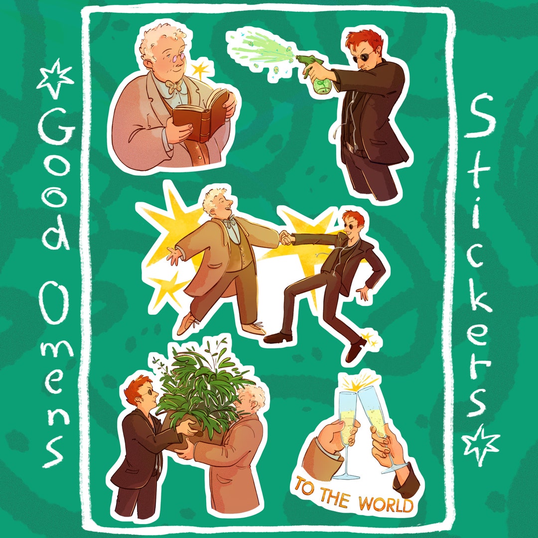 Good Omens Vinyl Sticker Pack - Etsy