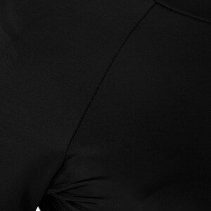 Backless Long Sleeve Surfer Swimsuit - Black Bathing Suit - Chic and ...