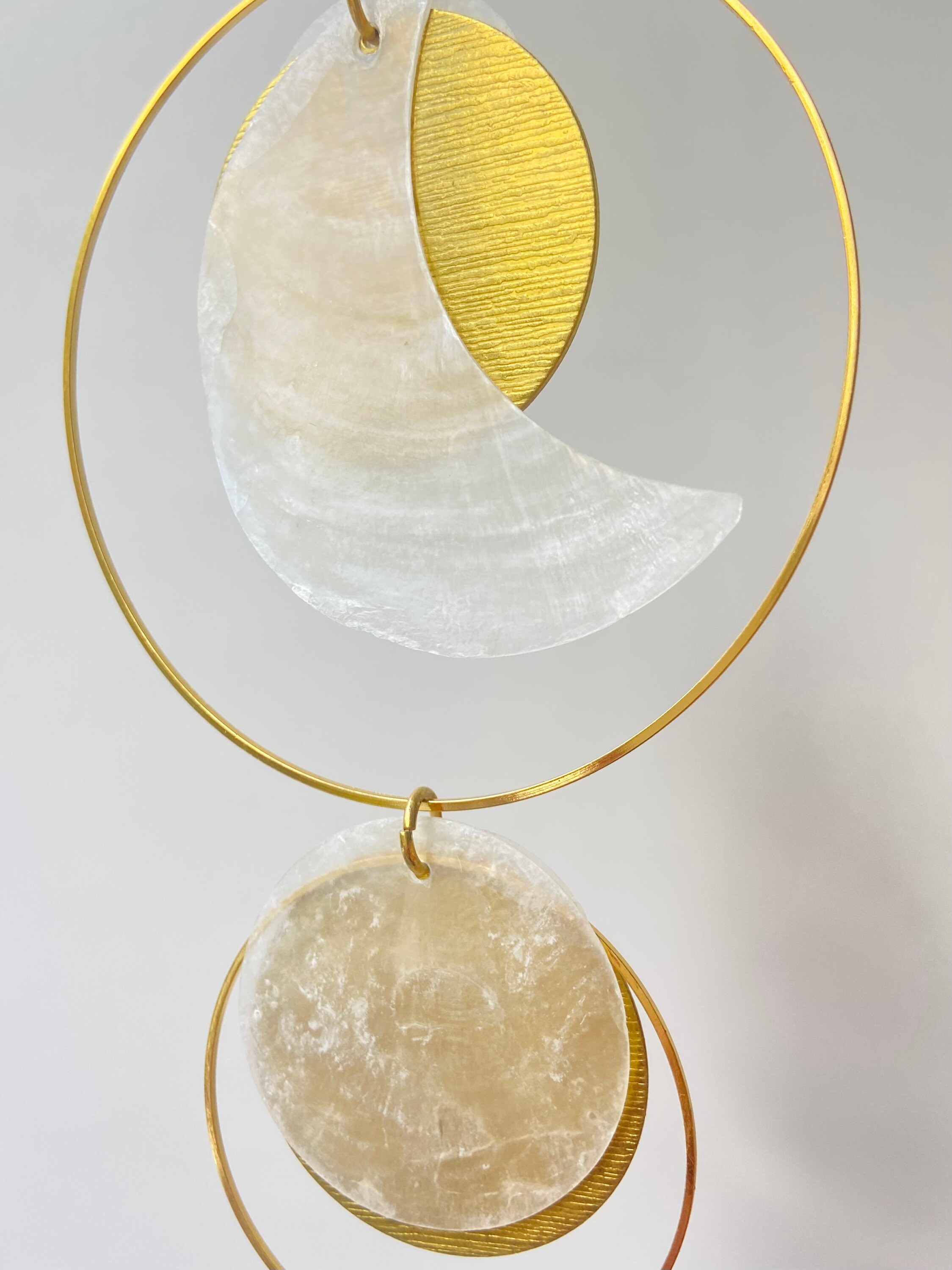 Natural Capiz Shell Unique Suncatcher Mobile Crystal Window - Etsy