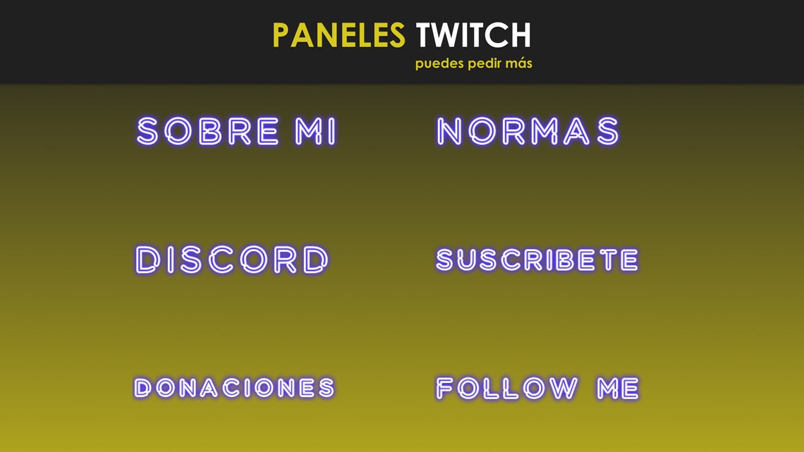 Animated & Static Overlays NEON for Streams - Etsy