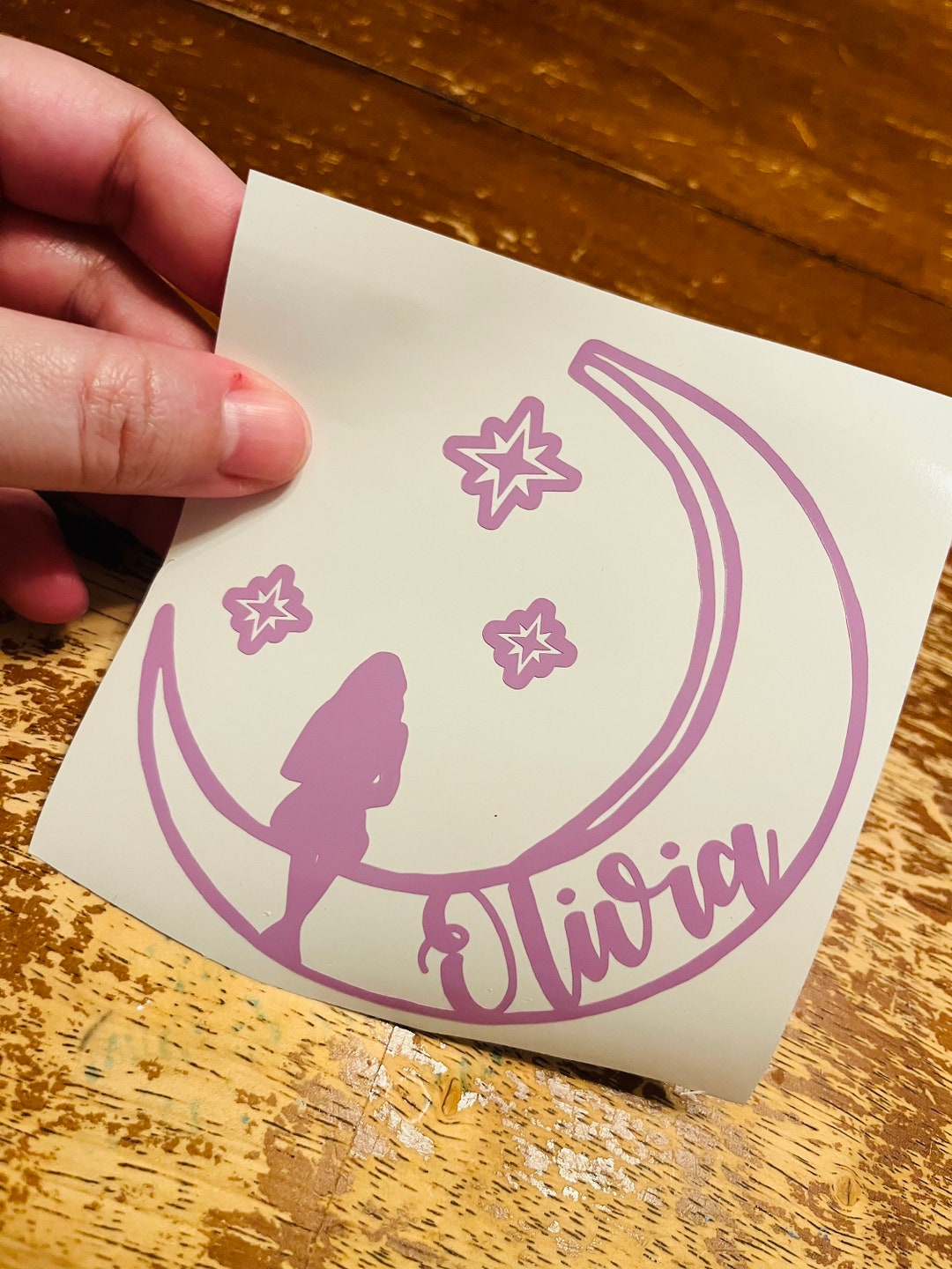 Olivia Rodrigo GUTS Tour Moon Sticker Decal - Etsy