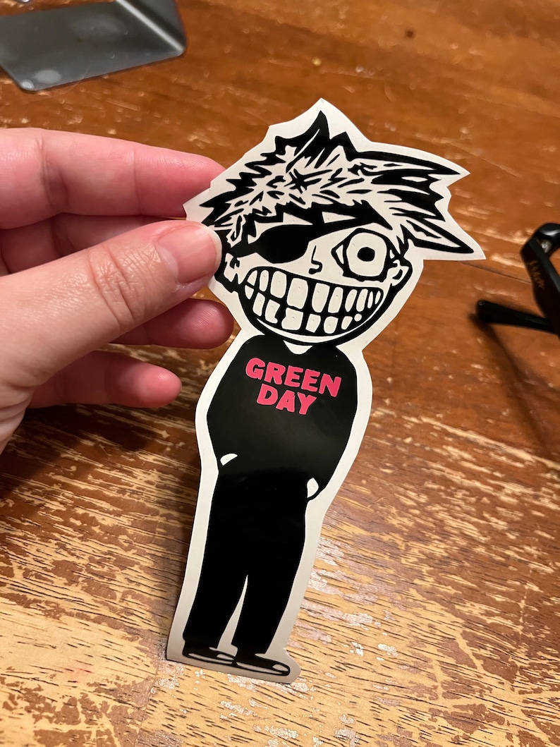 Green Day One Eyed Bastard Decal Sticker - Etsy