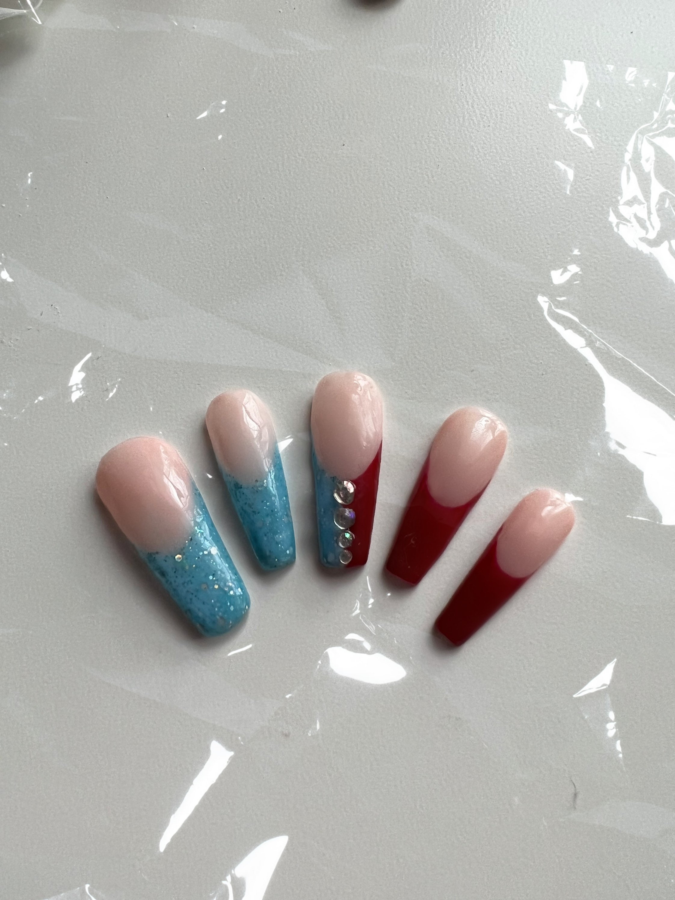 My Hero Nails: Shoto Todoroki - Etsy