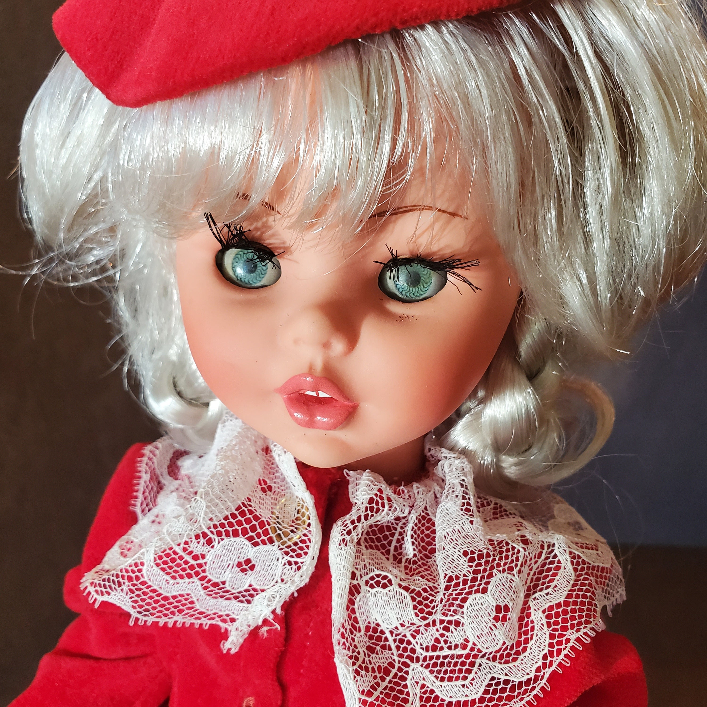 FURGA Doll MONICA 14 in Tag Original Made Inch ITALY Eyes - Etsy