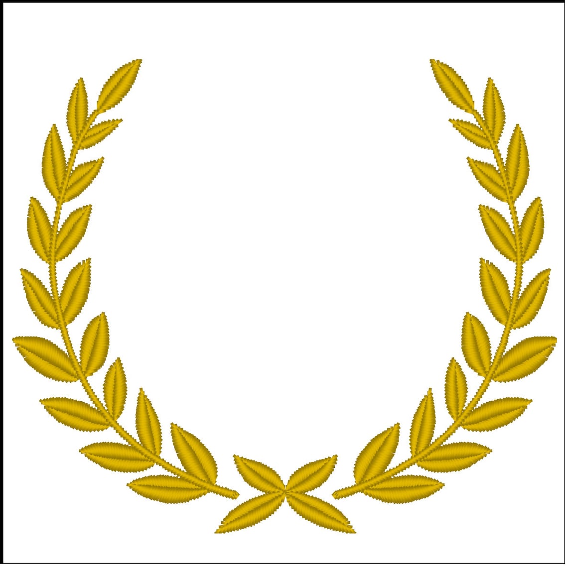 Laurel Wreath Embroidery Pattern - Etsy