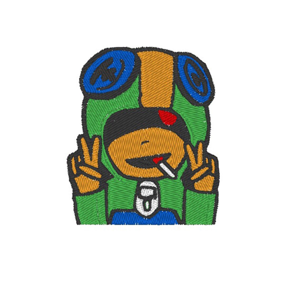 Brawl Stars Leon Embroidery Pattern - Etsy UK