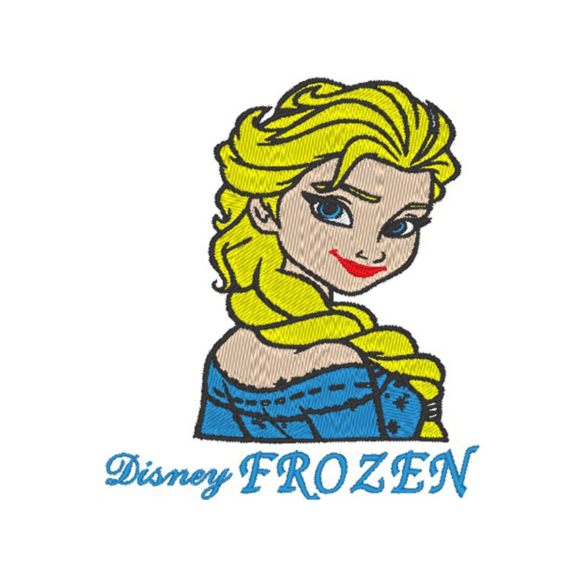Elsa Frozen Embroidery Pattern - Etsy