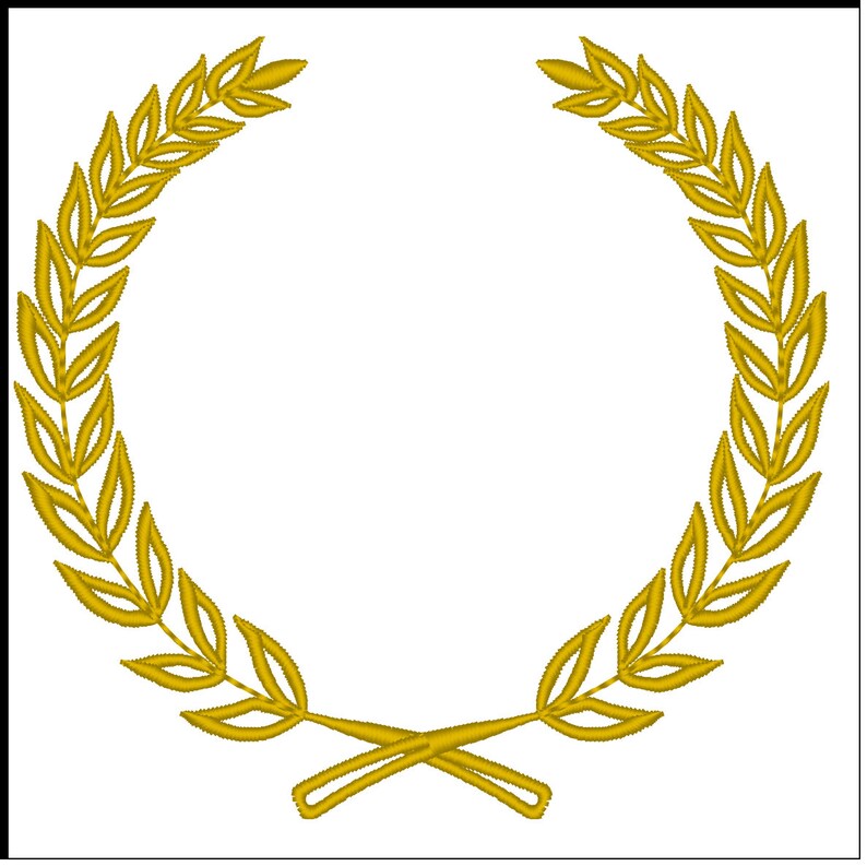 Laurel Wreath Embroidery Pattern - Etsy