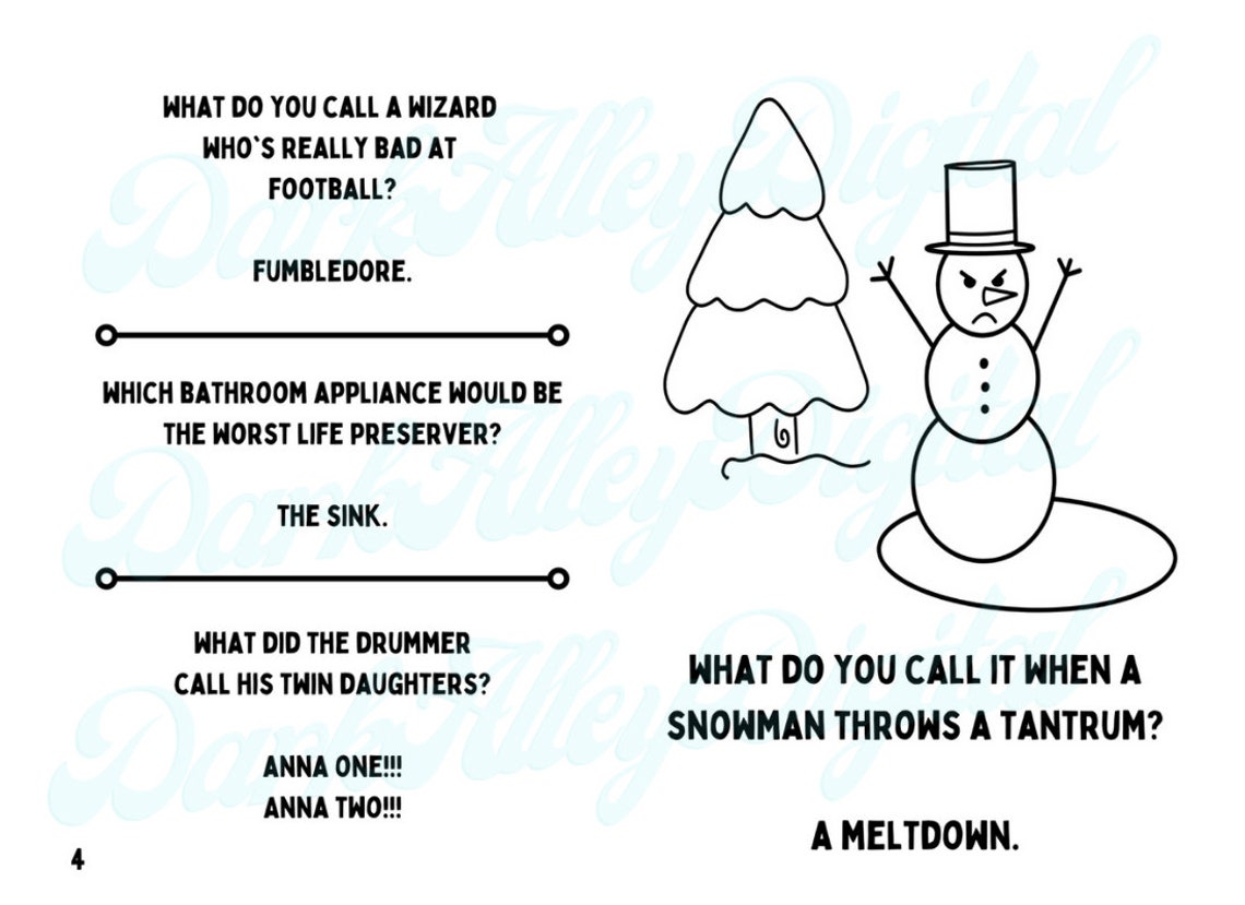 Father's Day Card/coloring Book/dad Jokes Gift From - Etsy