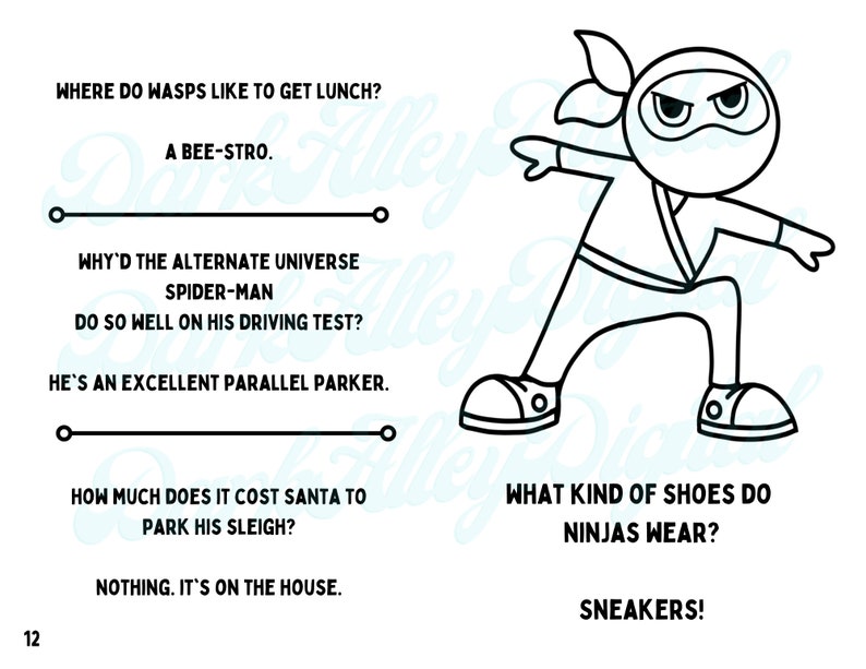 Father's Day Card/coloring Book/dad Jokes Gift From - Etsy