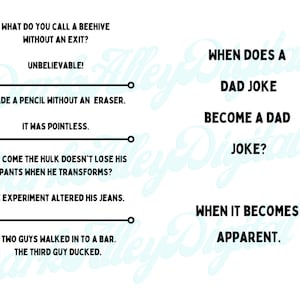 Father's Day Card/coloring Book/dad Jokes Gift From - Etsy