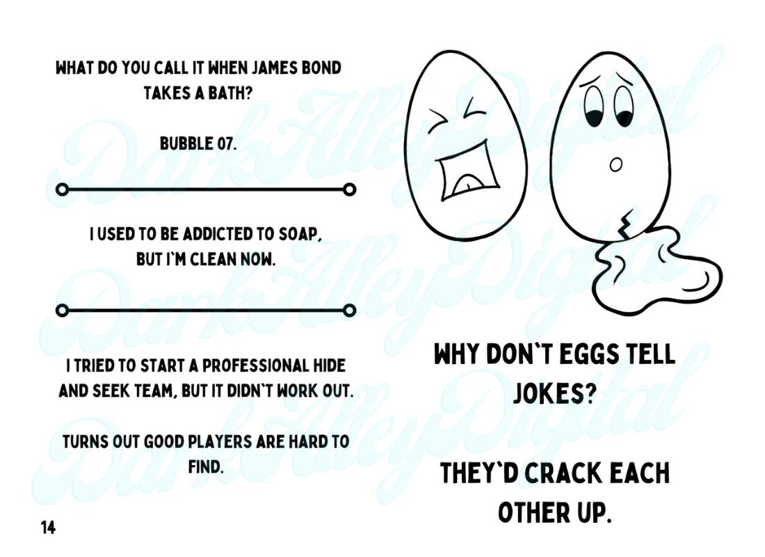 Father's Day Card/coloring Book/dad Jokes Gift From - Etsy