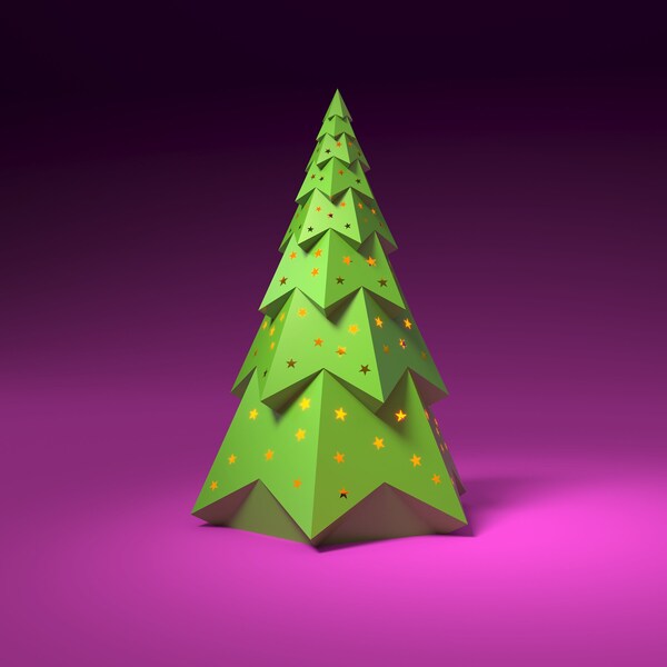 Paper Christmas Tree - Etsy