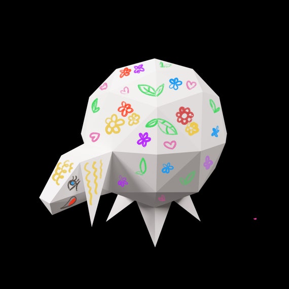 Funny Animal Papercraft Sheep Papercraft DIY Low Poly Sheep. | Etsy