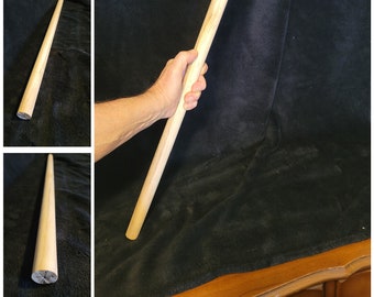 Solid Maple Cane Shaft Hand Turned and Ready for Finishing 32 Inches ...