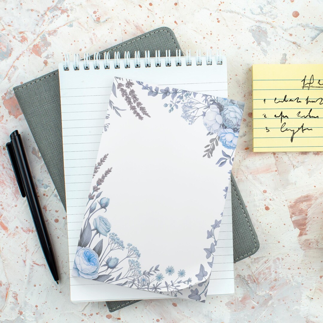 French Farmhouse Floral Post-it® Notes: Cottagecore Stationery - Etsy