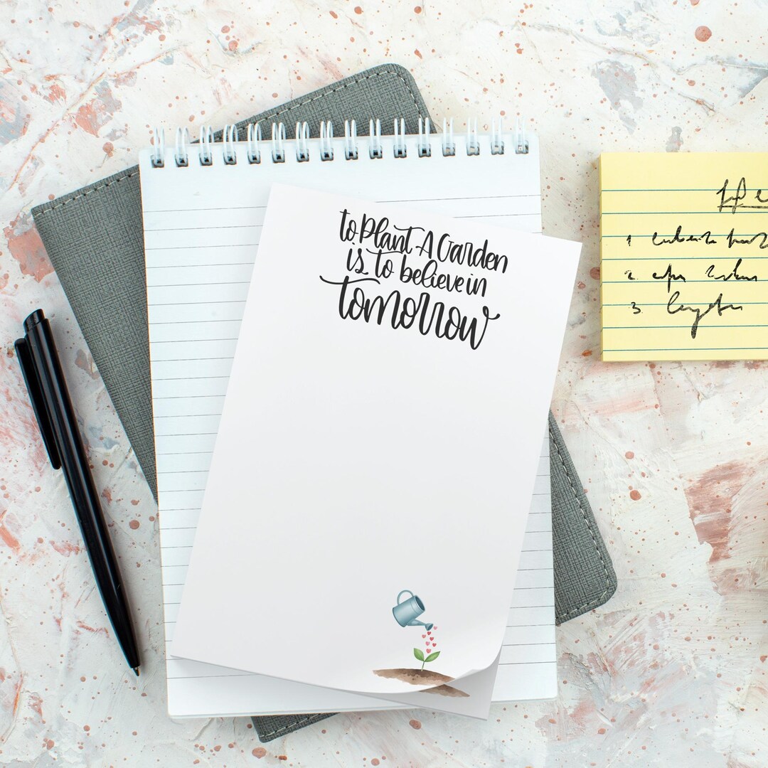 To Plant a Garden Post-it® Notes: 4"x 6" Sticky Note 50 Sheet Pad - Etsy