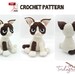 Crochet Grumpy Cat - Crochet Pattern, Amigurumi, Häkelanleitung ...