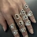Number Ring From 6.5 to 8.5 US Size. Lucky Number. Unisex Handmade Ring ...
