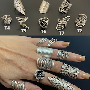 Boho Hippie Adjustable Rings. Statements Ring. - Etsy