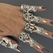 Gothic Finger Claw Rings. Unisex Adjustable Full Finger Rings. - Etsy