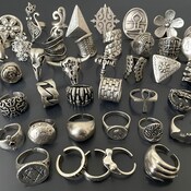 Colorful Recycled Plastic Rings // Trendy and Unique Plastic Rings ...