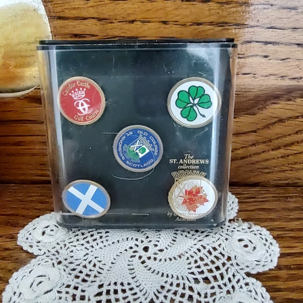 St Andrews Golf Ball Markers - Etsy