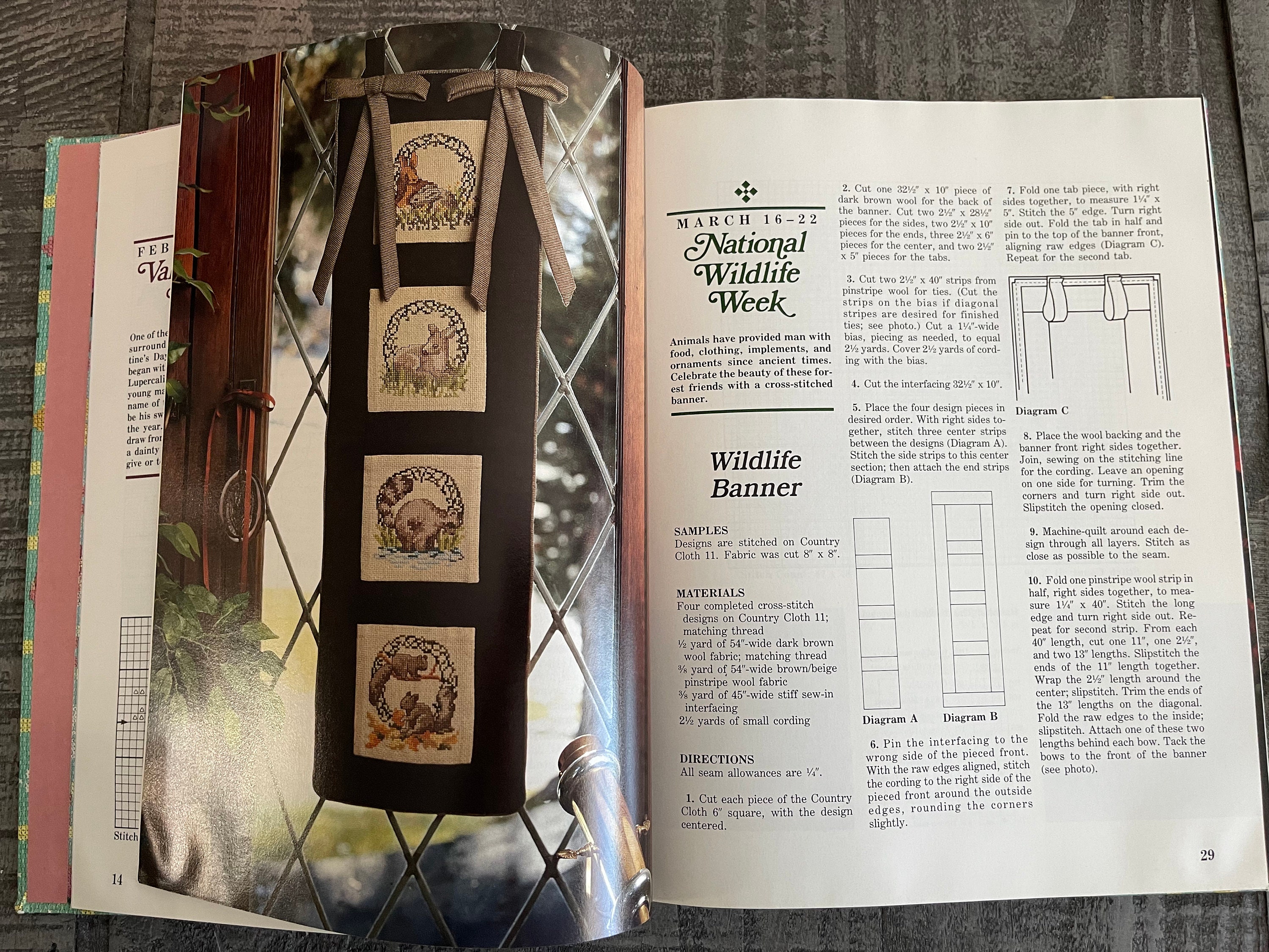 Vintage Vanessa-ann's Holidays in Cross-stitch Hardcover Book Flowers ...