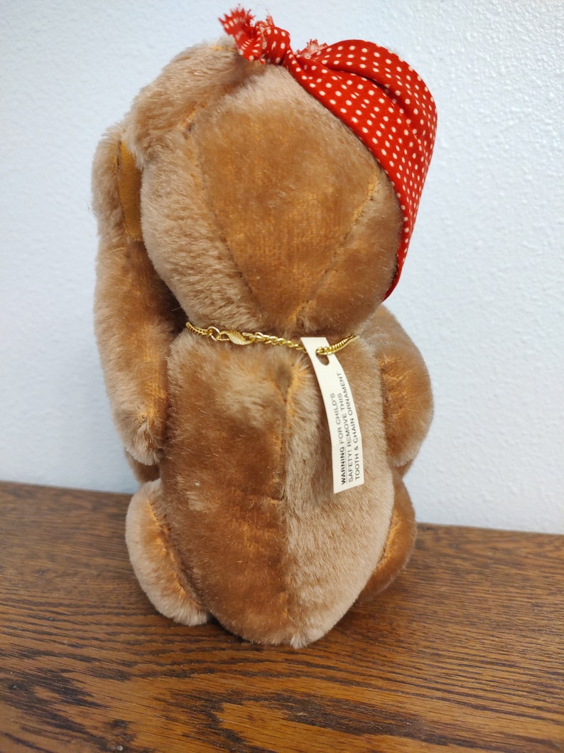 Vintage Herman the Toothache Teddy Bear West Germany Bandana Tooth ...
