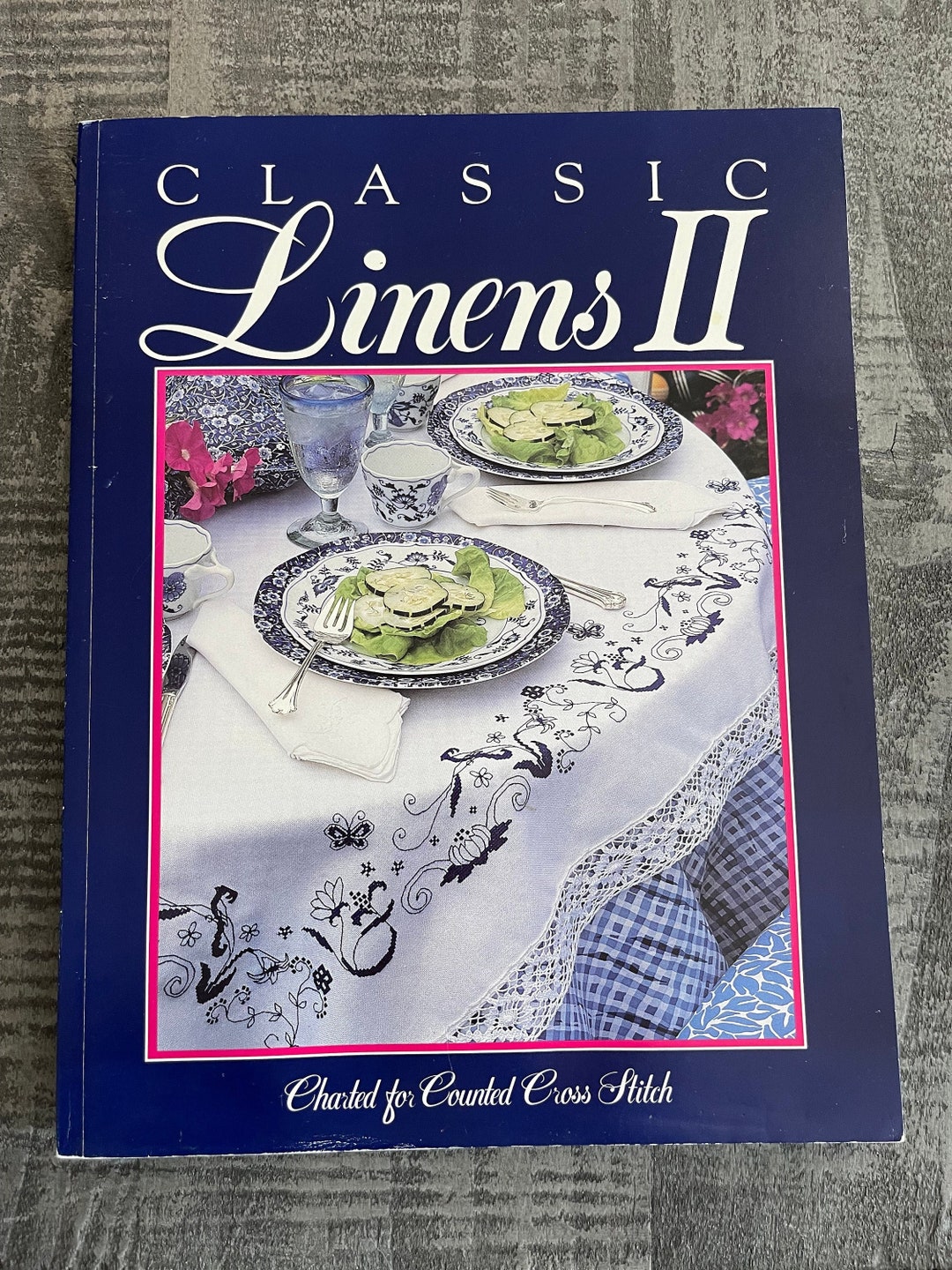 Vintage Classic Linens II Charted for Counted Cross Stitch - 1990 - Table Cloths - Table Runners ...