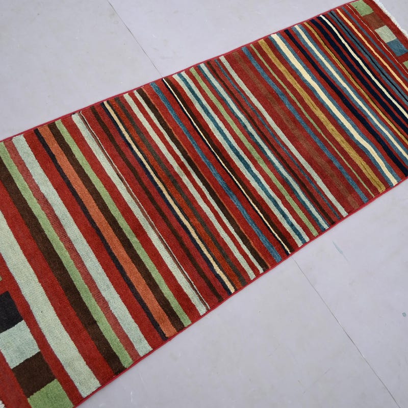 2x5 Gabbeh Runner Rug - Etsy