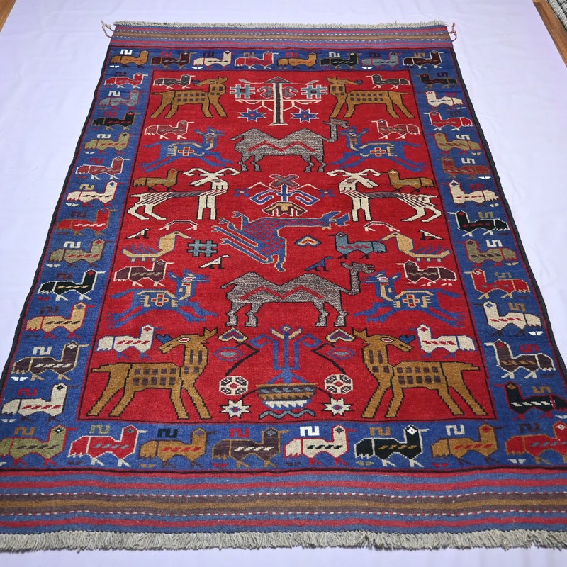 Pictorial Rug - Etsy