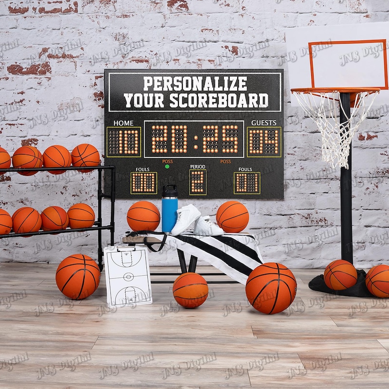 Basketball Backdrop - Etsy