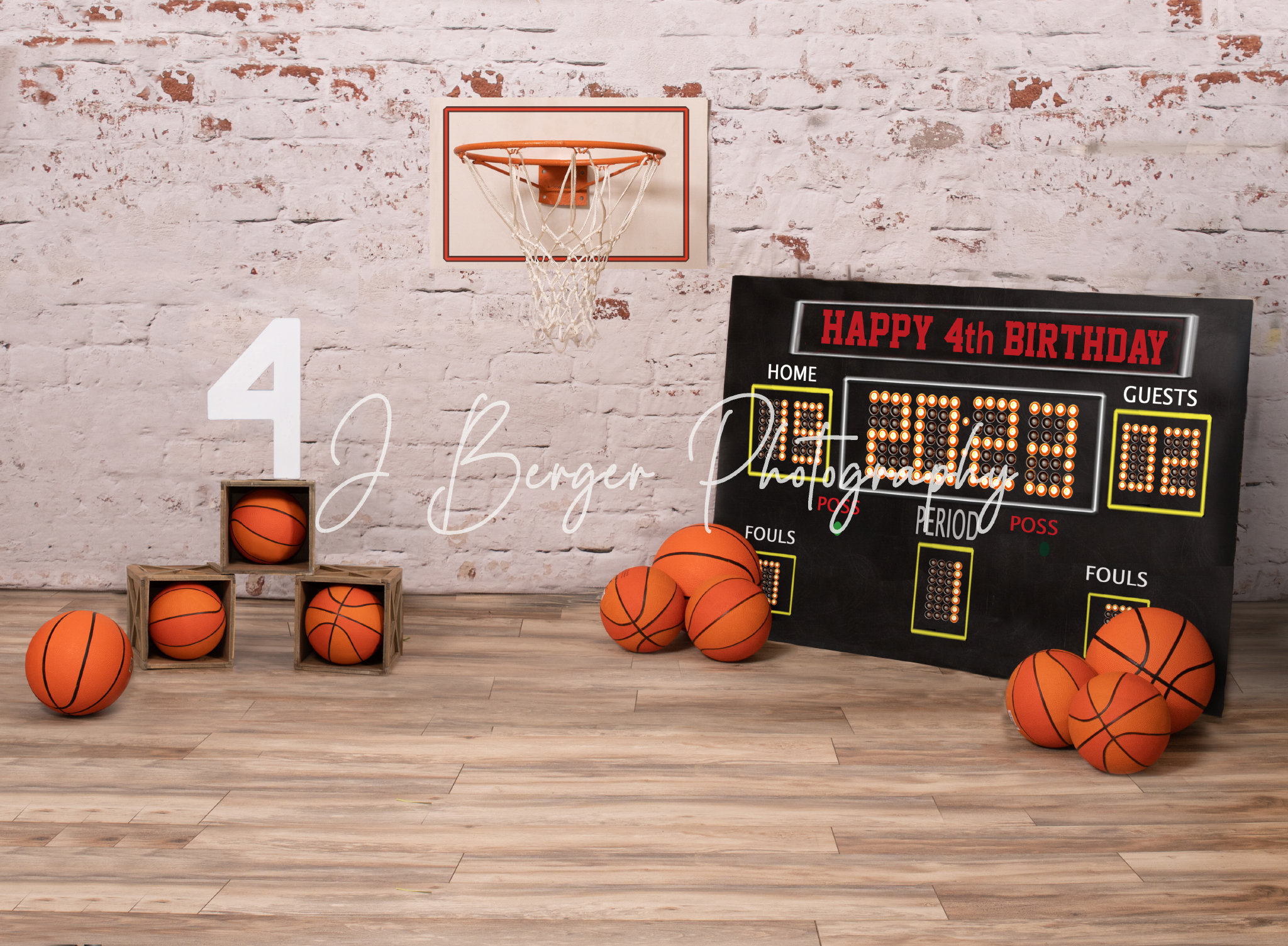 Digital Backdrop toddler Child Four Years Old Birthday - Etsy