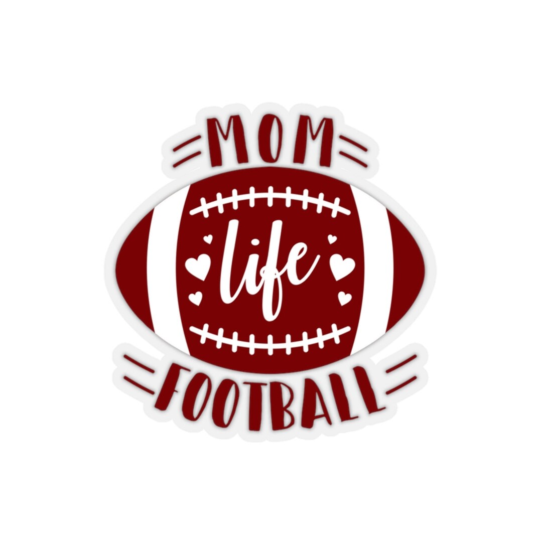 Football Mom Life Kiss-cut Stickers Swain County NC Bryson City Sports ...