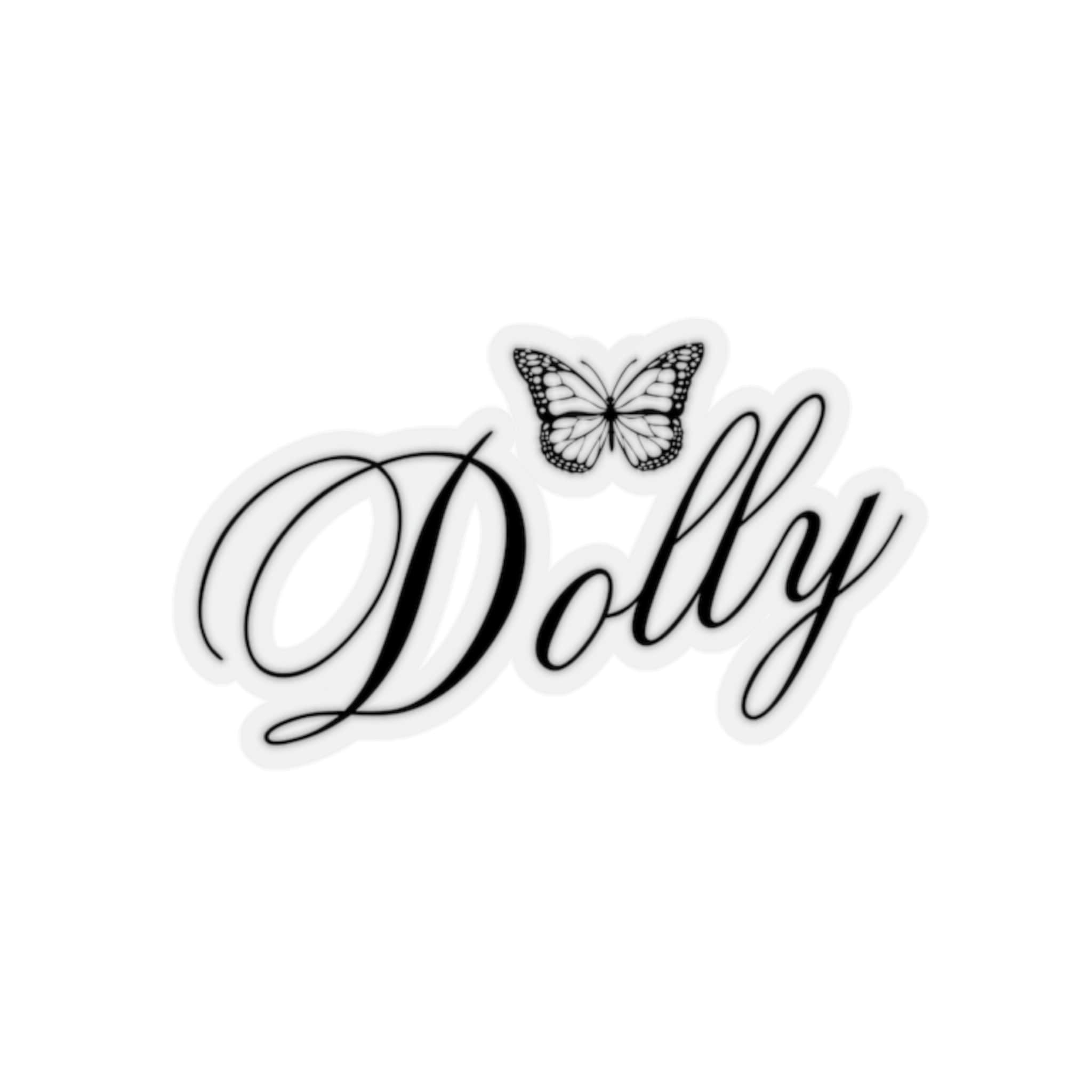 DOLLY Kiss-cut Stickers Butterfly Parton Country Music - Etsy