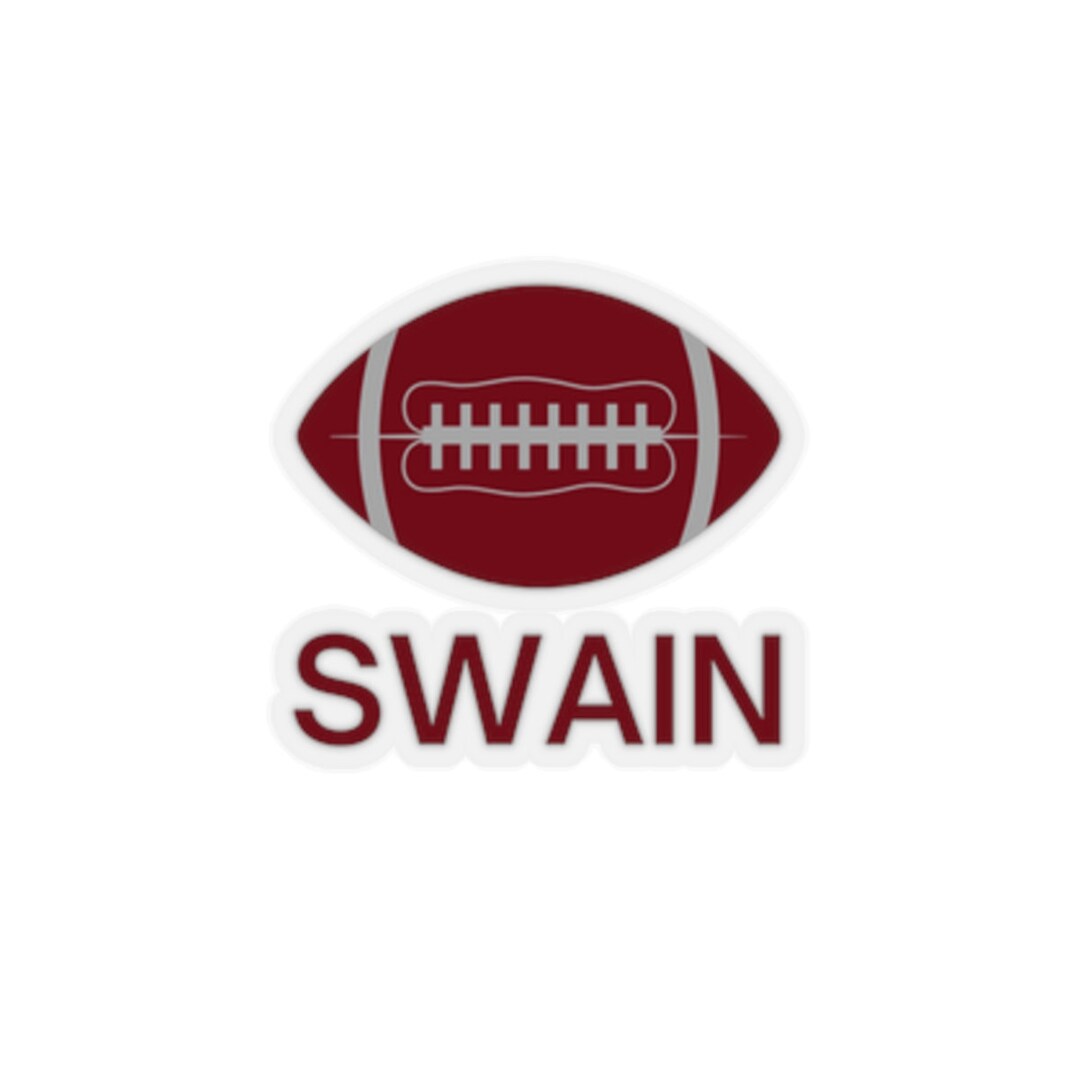 Swain Football Kiss-cut Stickers Swain County NC Bryson City Sports - Etsy