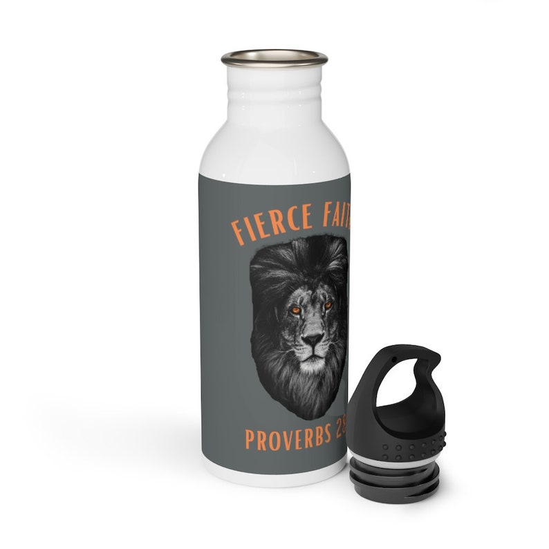 Fierce Faith Stainless Steel Water Bottle - Etsy