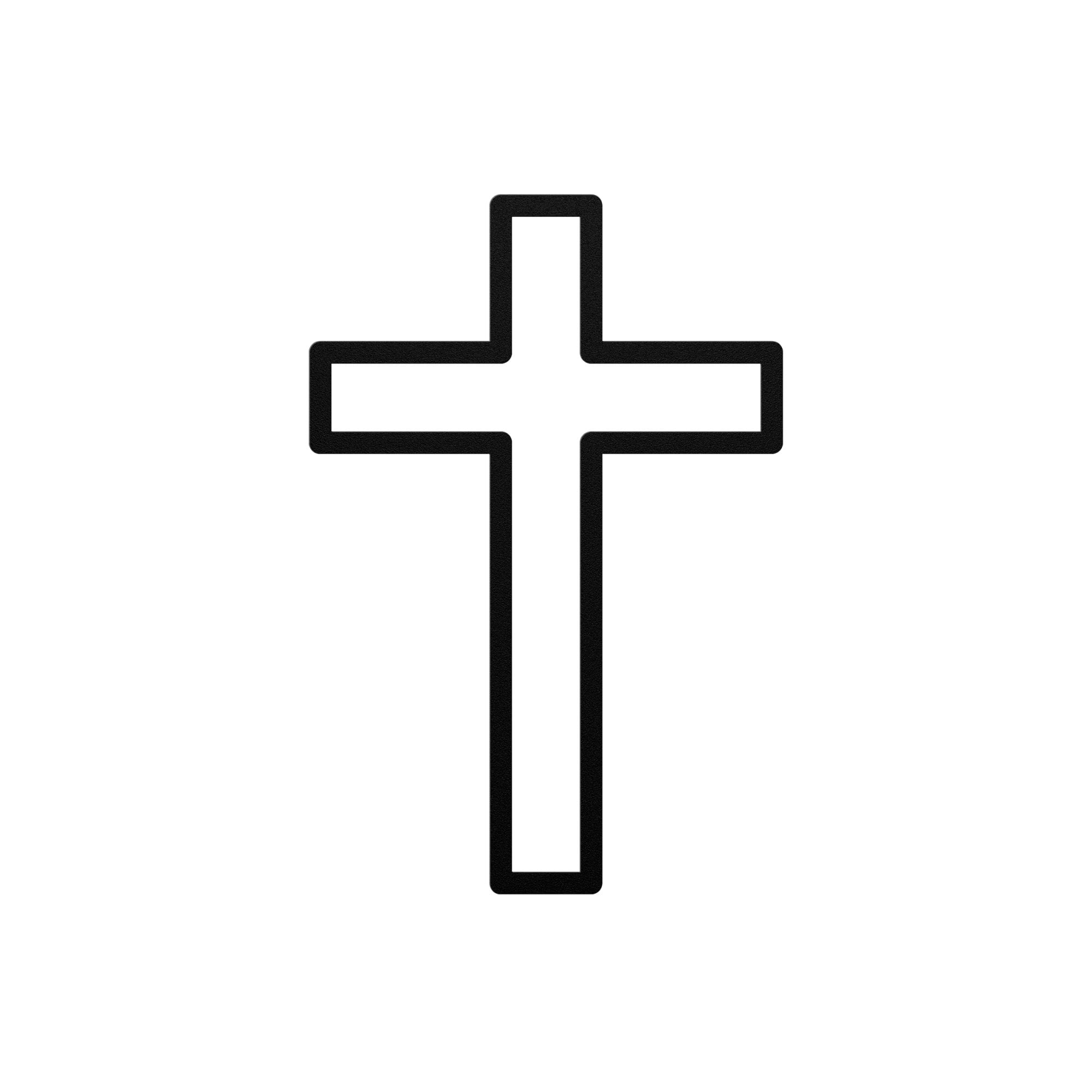 Cross Outline Metal Wall Art - Etsy